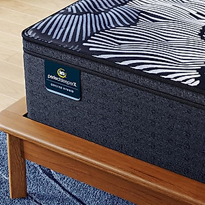 Serta Perfect Sleeper X - Max 15" Plush Pillow Top Queen Quilted Hybrid Mattress - 5 Support Zones and Cooling Tech for a Restorative Sleep - 100 Night Trial, CertiPUR-US Certified