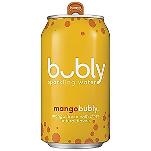 bubly Sparkling Water, Tropical Thrill Variety Pack, 12 fl oz Cans (18 Pack)