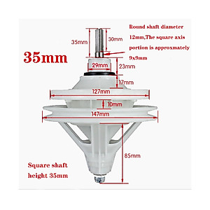 NieKe Square Shaft Height 35mm Universal Washing Machine Reducer Gearbox Motor Reducer Clutch Household Washing Machine Repair Parts