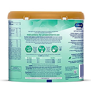 Enfamil Reguline Baby Formula, Designed for Soft, Comfortable Stools, with Omega-3 DHA & Probiotics for Immune Support, Reusable Powder Tub, 19.5 Ounce (Pack of 4)