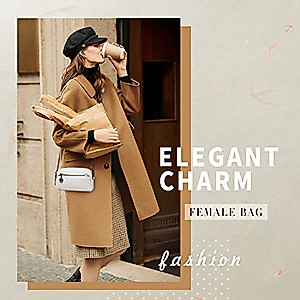 Wesccimo Small Crossbody Clutch Purses For Women White Beige Wristlet Handbag Trendy Chain Leather Snakeskin Print Evening Purse