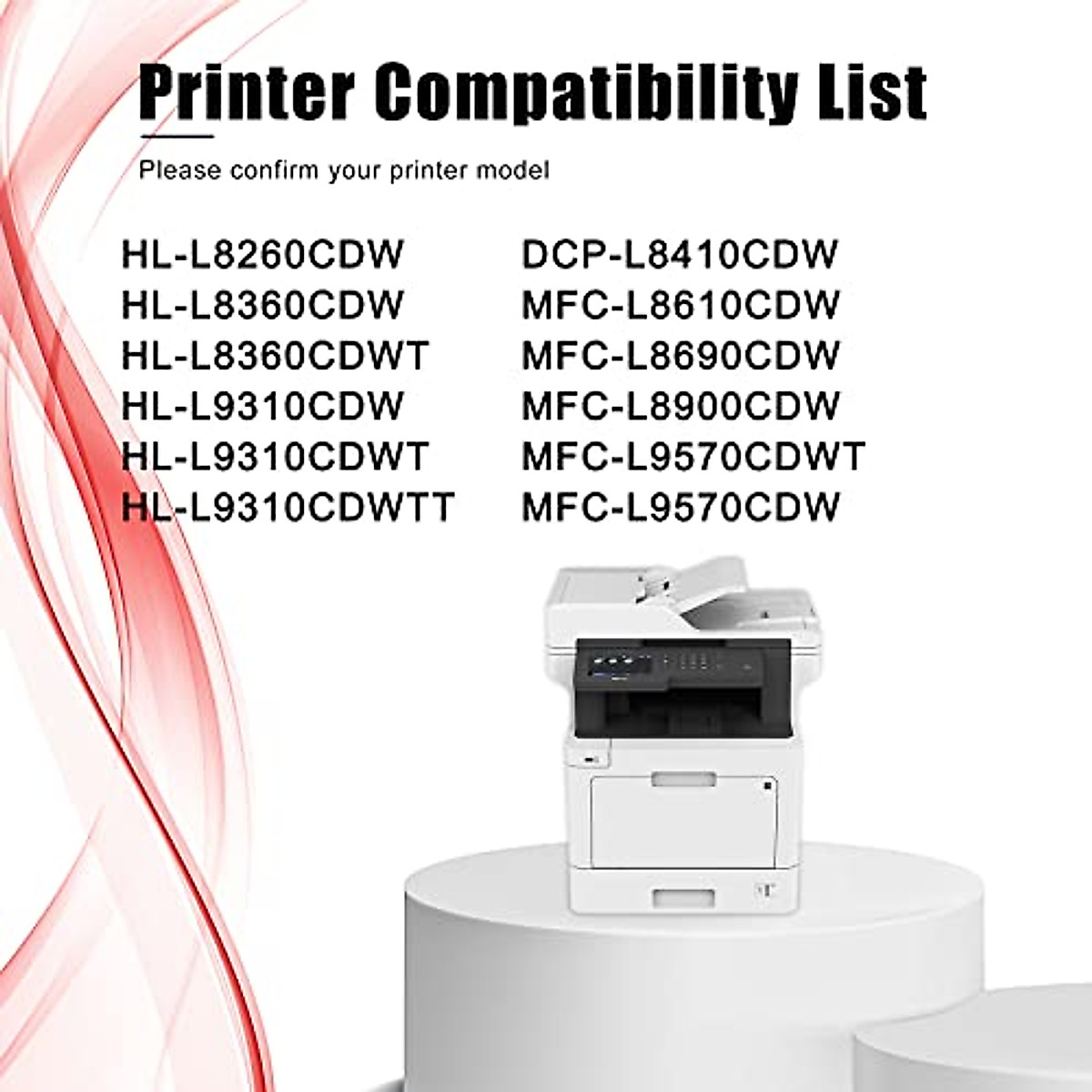 HIYOTA TN436 TN-436 Compatible Toner Cartridge Replacement for Brother TN 436 MFC-L9570CDW L8690CDW L8900CDW L8610CDW HL-L8360CDWT L8260CDW L8360CDW L9310CDWTT DCP-L8410CDW Printer - 4 Pack(BK/C/M/Y)