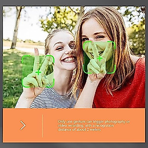 Folding Dual 4k Hd Aerial Drone, Fpv Camera Remote Control Toy For Boys Girls, Obstacle Avoidance Optical Flow Positioning Remote Control Quadcopter, Headless Mode, One Button Start Speed Control (Orange)