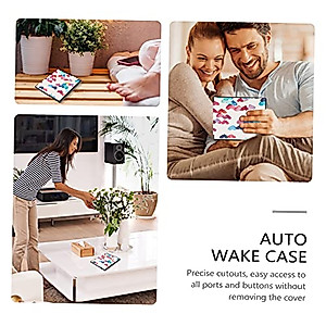 Mikikit E- Reader Case Ebook Case Ereaders E- Reader Ebook Reader Paperwhite Case Protective Case for E- E-Reader Protective Case E- Protective Plastic Wake Paper Auto Wake Case