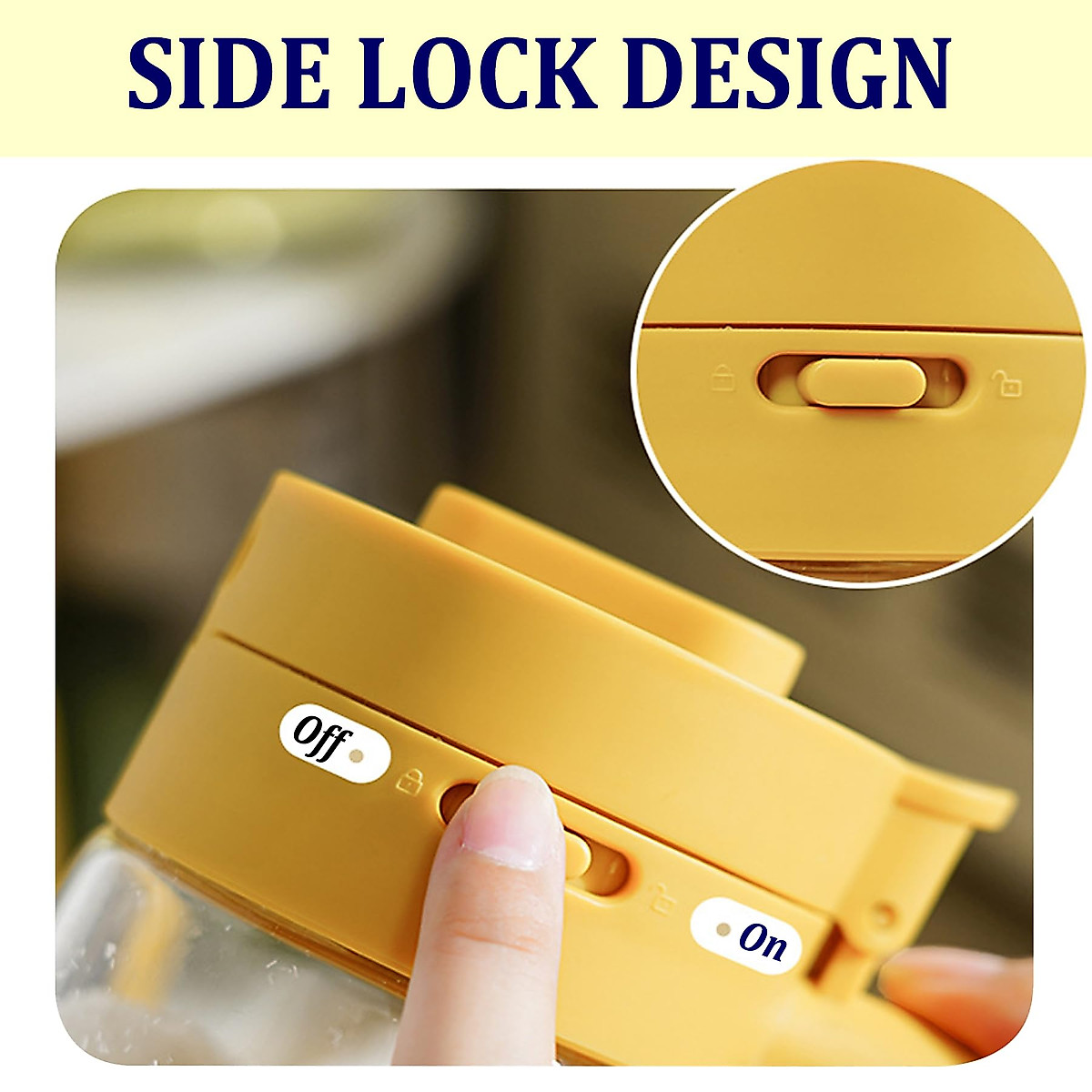 Multifunctional Seasoning Box, Clear Glass Seasoning Jar with Lid and Spoon, Seasoning Container for Home Kitchen with Storage Rack (4-Color-A)