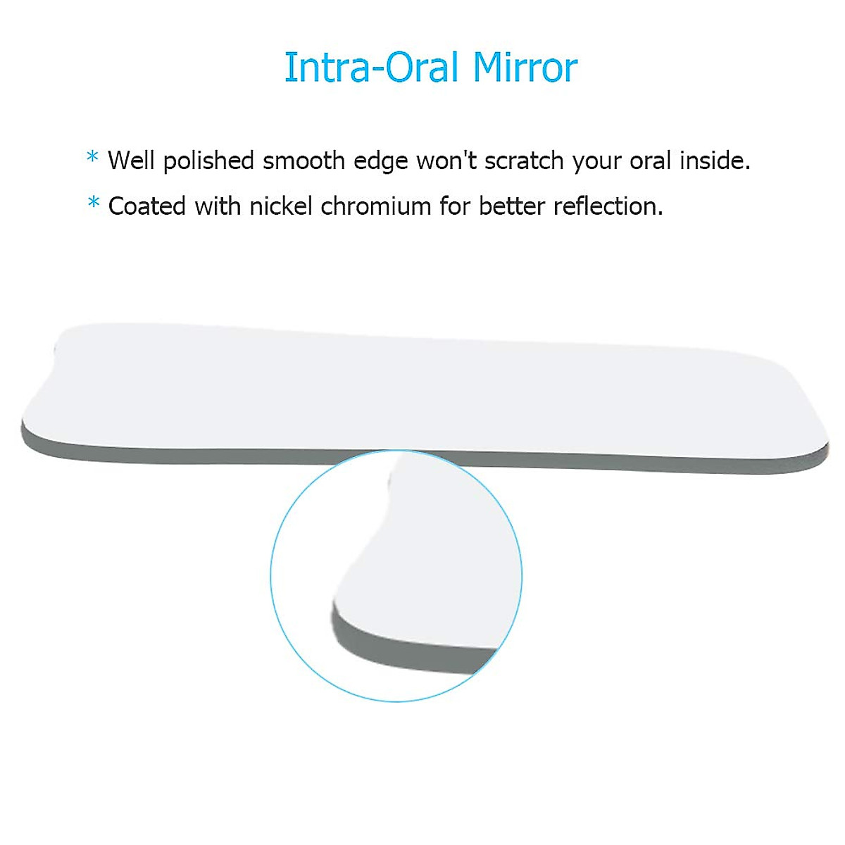 5pcs Dental orthodontic intraoral photography double-sided reflector oral photography reflector glass reflector