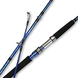 Fiblink 2-Piece Saltwater Spinning Fishing Rod Offshore Graphite Portable Fishing Rod (7 Feet) (7' Heavy)