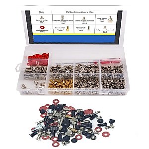 Chiloskit 420Pcs Computer PC Spacer Screws Assortment Kit Hard Drive Fan Phillips Head Motherboard Screws Set