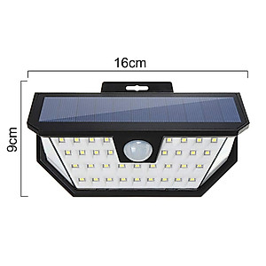 LED Solar Light 48Led Waterproof IP65 Outdoor Garden Lights Courtyard PIR Motion Sensor Emergency Wide Angle LED Solar Wall Lamp