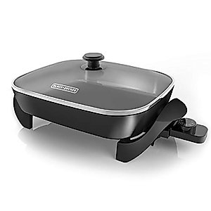 Black & Decker SK1215BC Family Sized Electric Skillet, Black