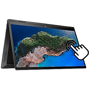 HP 2023 Newest ENVY X360 15.6" FHD TouchScreen 2-in-1 Laptop, AMD Ryzen 5 5625U(> i5-11320H), 8GB RAM, 512GB NVMe SSD, Backlit Keyboard, WIFi 6E, HDMI, Webcam, Type-A&C, Win 11, CUE Accessories