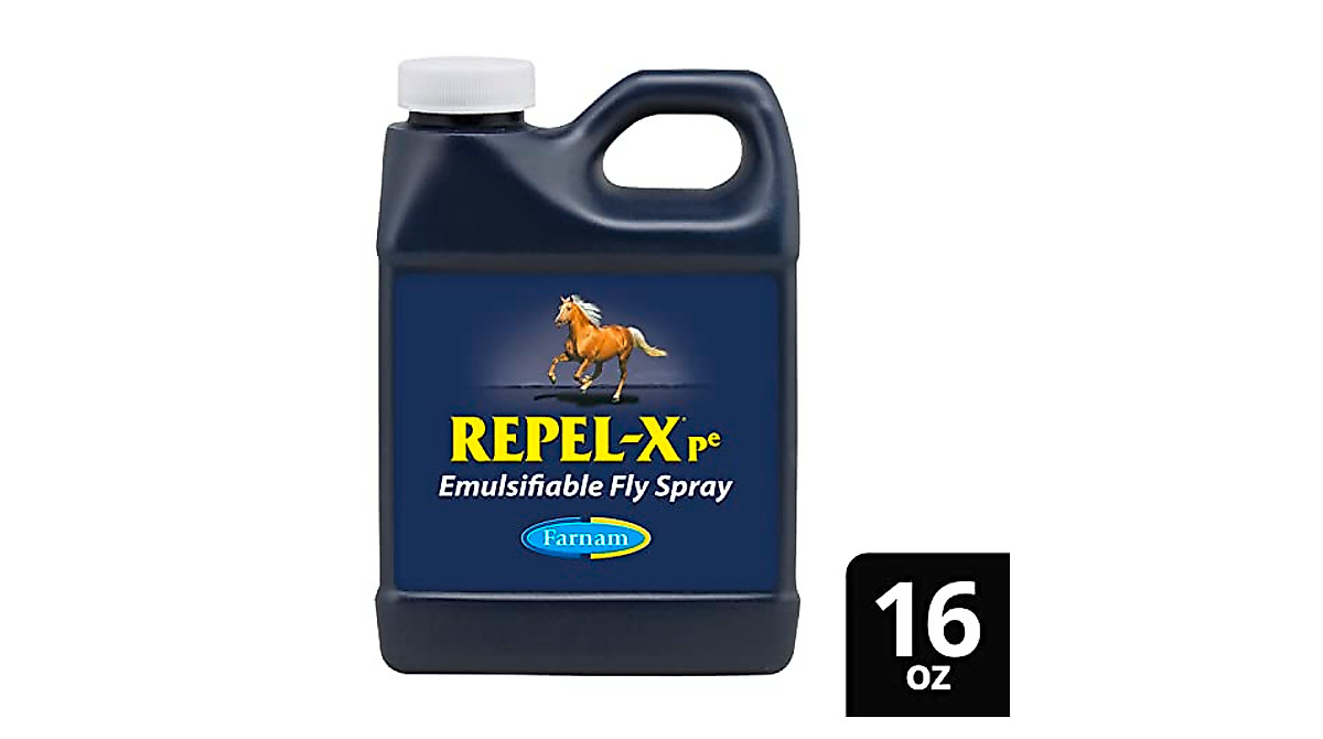Farnam Repel-X Pe Concentrated Fly Spray for Horses - Easy Yard Pest ...