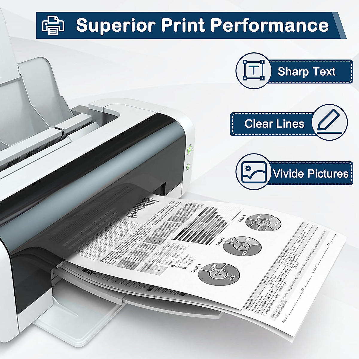 TN760 Toner for Brother Printer,2 Pack TN-760 Toner Cartridge Black High Yield for Brother TN760 TN-760 TN730 TN-730 for HL-L2350dw MF-L2750dw HL-L2390dw MF-L2710dw DCP-L2550dw...