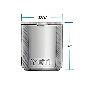 YETI Rambler 10 oz Stackable Lowball 2.0, Vacuum Insulated, Stainless Steel with MagSlider Lid, Canopy Green