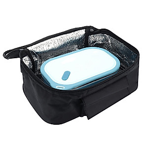 Portable Oven,12 V Car Food Warmer Portable Mini Microwave Electric Food Heated Picnic Box Lunch Box 11.0x7.9x4.7in for Business Trip Travel,Camping