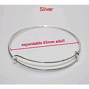 Kit's Kiss 50th Birthday Bracelet, Birthday Gift for Women, 50 and Fabulous Bracelet, Birthday Bangle Bracelet, Birthday Charm, Tree of Life Charm, Birthday Bangle Jewelry (50th Birthday)