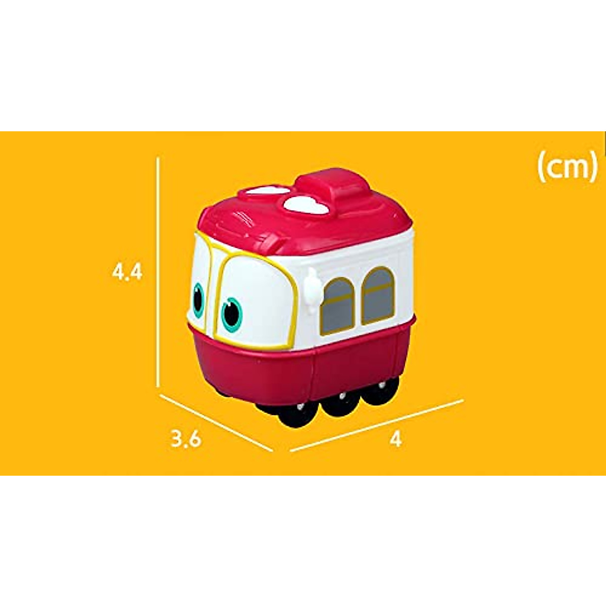 Robot Trains Season 2 Korean Animation Character Die-Casting Train Selly 2" Action Figure Toy, Ages 3 and up