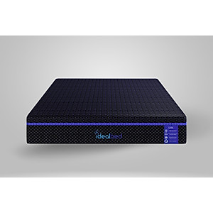 iDealBed S4 Nebula Luxury Hybrid Mattress + 3i Custom Adjustable Bed Sleep System, Comfort, Cooling & Support, Advanced Silent Operation, Wireless (Nebula Medium Soft, Twin XL)