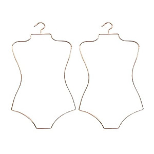 ＫＬＫＣＭＳ 2pcs Body Shape Bikini Swimsuit Hanger, Kids Clothes Hanger Bathing Suit Hanger for Cloakroom Bedroom Laundry Closet Home