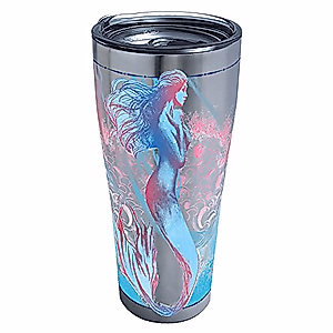 Tervis Old Legend Mermaid Insulated Tumbler, 30 oz Stainless Steel, Silver