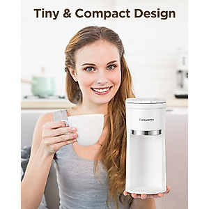 Famiworths Single Pod Coffee Brewer (Pure White)