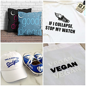 XSEINO Heat Transfer Vinyl Roll, 12" x 50FT HTV Vinyl Roll with Teflon for Shirts, White Iron for Cricut & Cameo, Easy to Cut for Heat Transfer Vinyl Design (White)