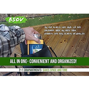 BSOV 2 in 1 Salad To Go Container Lid & Cereal Oats Yogurt Take Out Container with Fork & Dressing Pod, On the Go Portable Food Meal Prep Storage for Lunch and Jar, 3 Compartments (Pink)