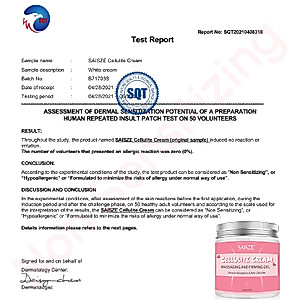 SAISZE Anti Cellulite Body Slimming Cream 8.8oz & Massager and Remover Brush Mitt (Slimming Cream + Massager)