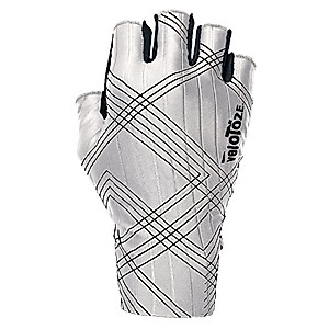 veloToze Aero Cycling Gloves Gel Padded Palm for Comfort - Aero Fabric Reduces Drag - Gloves for Men and Women’s Bike Racing (Black, Large)