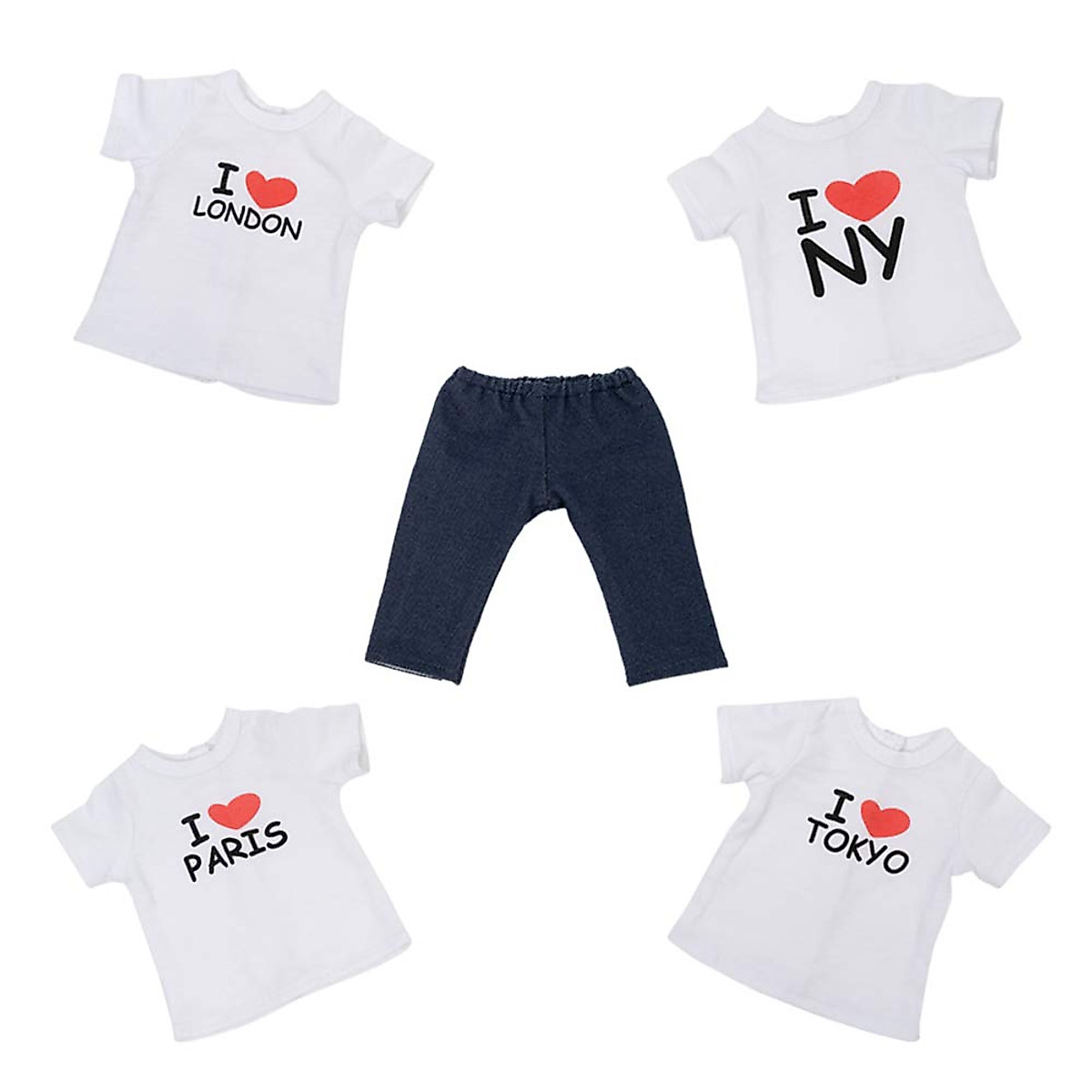 Adora Amazon Exclusive - 18” Girl Doll Clothes and Accessories Set Includes Jet-Set Luggage, White Shirts, Passport & Cellphone, Stylish Outfit and White Slip on Sneakers