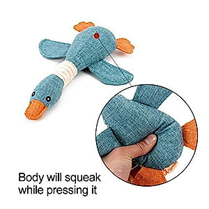Vitscan Dog Toys for Aggressive Chewers Small Breeds and Squeaky Goose Pet Toys for Puppy Teething Chewing for Small and Medium Dogs, Puppy Toys for Indoor Outdoor Stress Relief