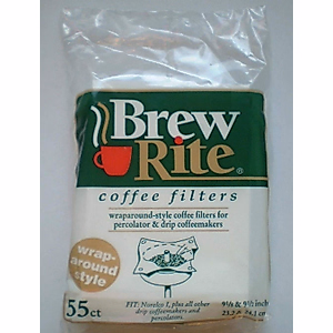 Brew Rite Wrap Around Percolator Coffee Filters 55 Count
