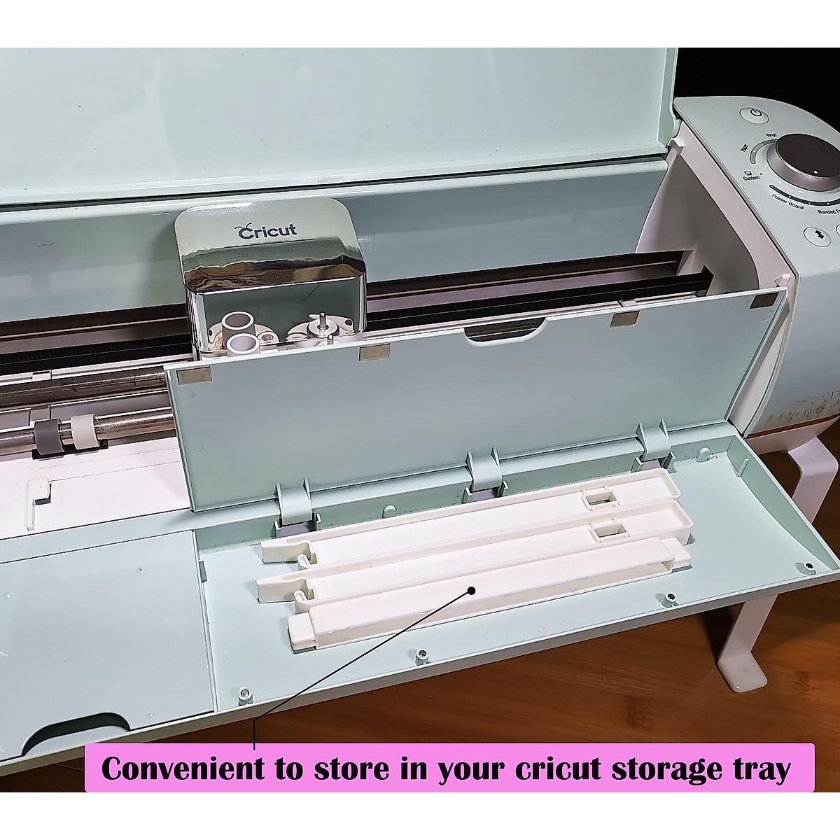 Cutting Mat Extender Support Compatible with Cricut Explore Air3 2 1, Extender Tray Compatible with Cricut Explore Air Series, (Not Compatible with Cricut Maker3 and Maker) (White)