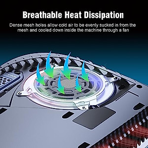 ACIDALIE PS5 Fan Dust Filter-with 4PCS Brand New Breathable Ventilation