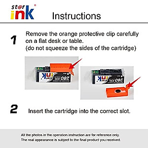 starink Compatible Ink Cartridge Replacement for Canon 280 281 XXL PGI-280XXL CLI-281XXL for Pixma TS8320 TS9120 TS8220 TS8120 TS9100 TS8300 TS8200 TS8222 TS8322 Printer(PGBK/PB/BK/C/M/Y) 6-Pack