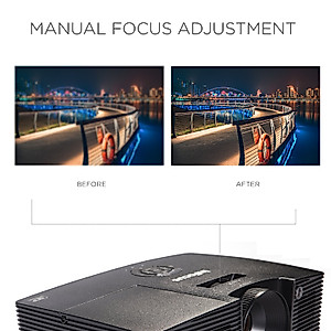 InFocus IN112XV Presentation Projector, DLP SVGA 3600 Lumens 3D Ready HDMI