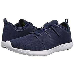 Saucony Women's Eros Lace Running Shoe, navy, 12 Medium US