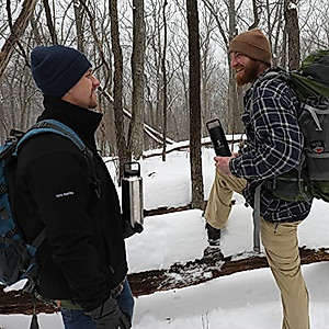 Aquapelli Vacuum Insulated Water Bottle, 34 Ounces, Stainless Steel