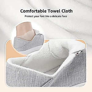 STQ Casual Shoes for Women Slip On Loafers Shoes Low Top Canvas Sneakers Light Grey 8.5