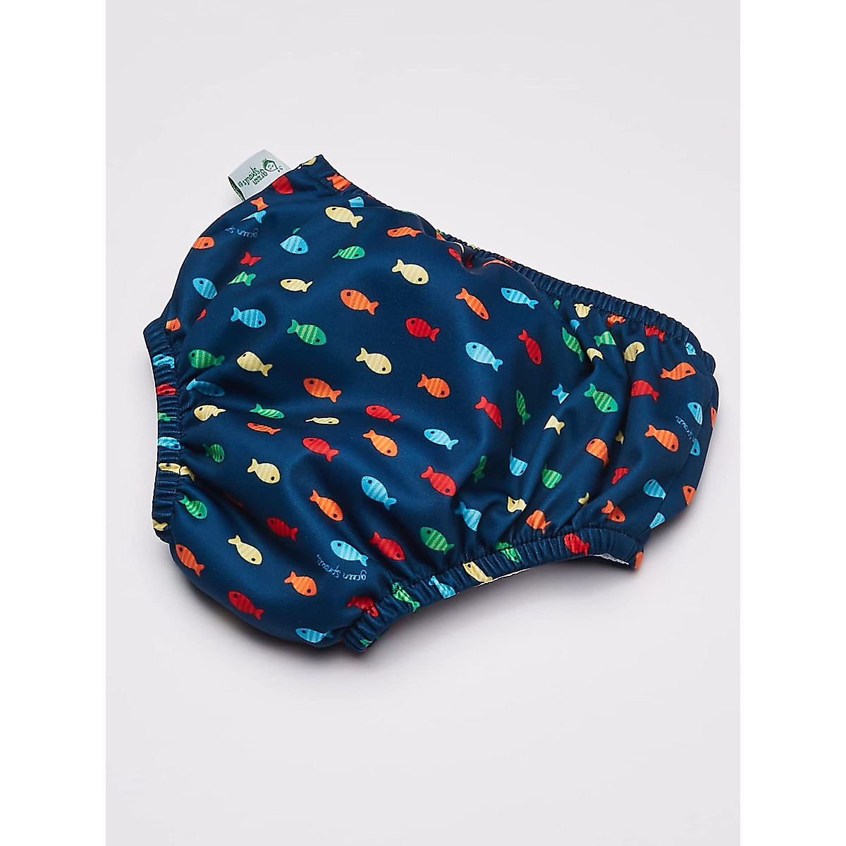 i Play Boys Reusable Absorbent Baby Swim Diapers Navy Fish Geo 24 Months