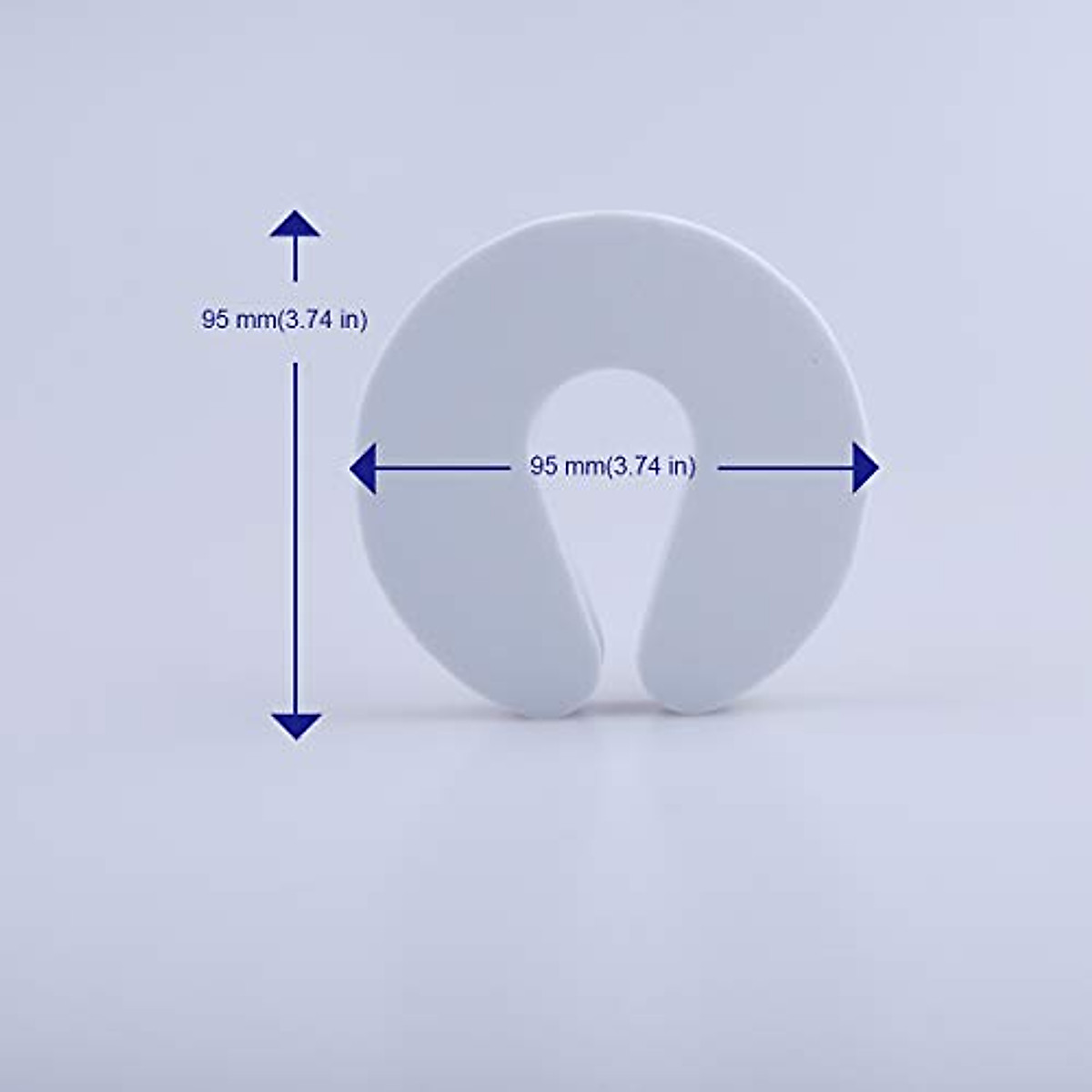 Door Pinch Guard （6 Pack） Baby Door Slam Stopper, Soft Foam Door Stopper. Prevents Finger Pinch Injuries, Slamming Doors, and Child or Pet from Getting Locked in Room