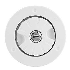 Water Inlet, Lockable Gravity Water Inlet Freshwater Filling Filter with 2 Keys for Caravan Boat Trailer