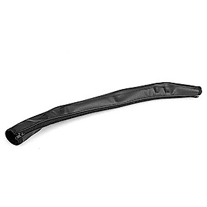 Pssopp Black PU Leather Waterproof Stroller Handlebar Cover, Universal Fit, Stroller Cover