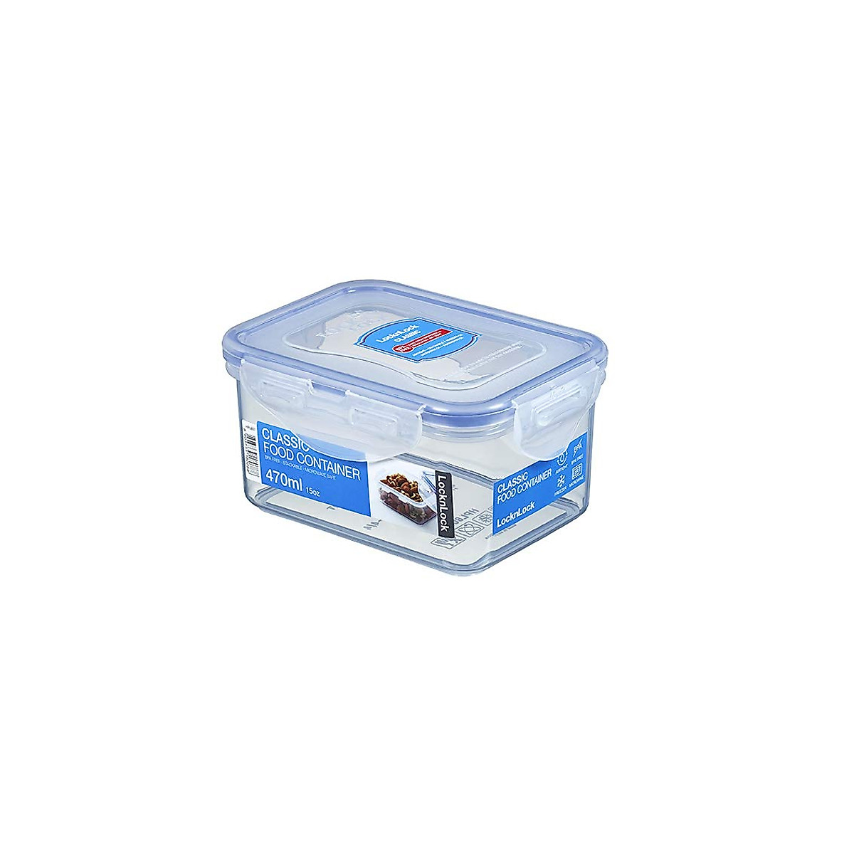 LOCK & LOCK Rectangular Water Tight Food Container (15 oz)