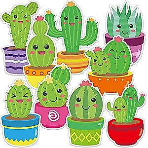 Cactus Cutouts for Classroom Bulletin Board Decoration 36 Pcs