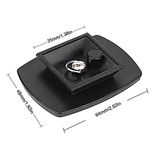Harwerrel 35mm Tripod Quick Release Plate Camera Mount Adapter Replacement for Sunpak 7000TM 7001TM 6400UT 8001UT Targus TG-P60T Slik 8000 Walmart MX1000 (Pack of 2)