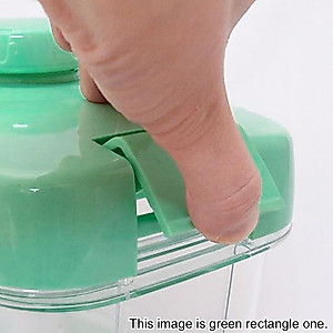 Instant Pickle Maker Vegetable Press Tsukemono Container Round Made in Japan BPA Free (Blue 0.8L)