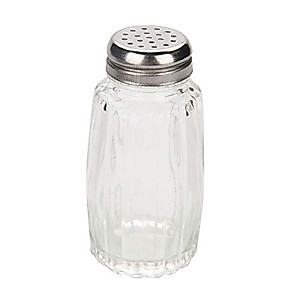 Salt and Pepper Shakers Set, Cute Fat Chef Decorative Statue Spice Organizer, with Holder Figurine Gift for Family, Kitchen, Restaurant, Cafe, Bakery (E14-15018-B)