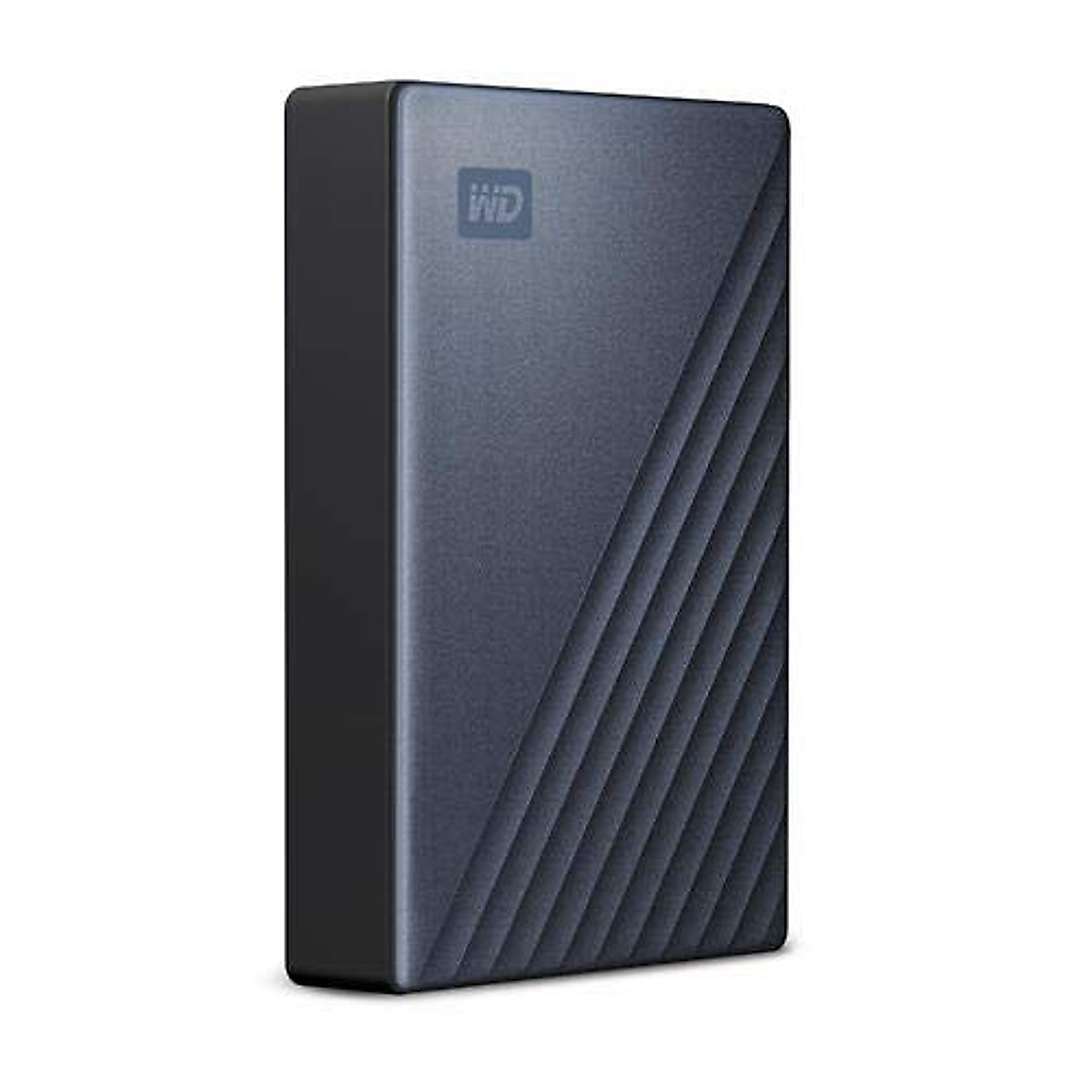 WD 4TB My Passport Ultra Blue Portable External Hard Drive, USB-C - WDBFTM0040BBL-WESN (Renewed)
