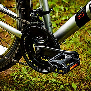 ROYCE UNION RTT 26" Mens 21-Speed Mountain Bike, 18 Inch Aluminum Frame, Trigger Shift, Silver (76408)